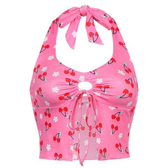 Cherry Blossom Halter Top – Genistyle Shop
