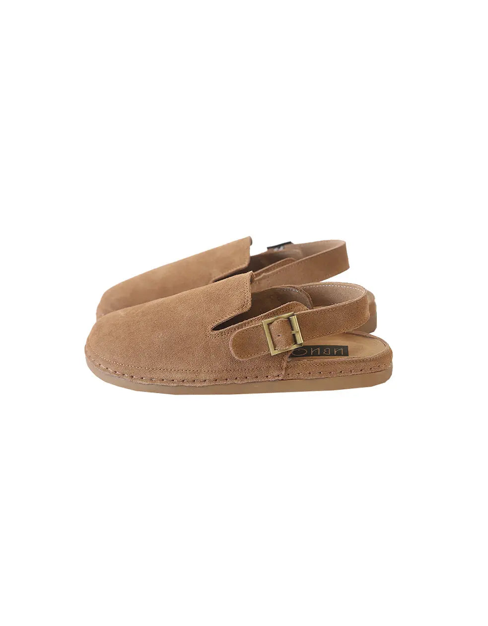 Suede Round Toe Retro Flat Shoes Slingback - Ada Fashion – Genistyle Shop