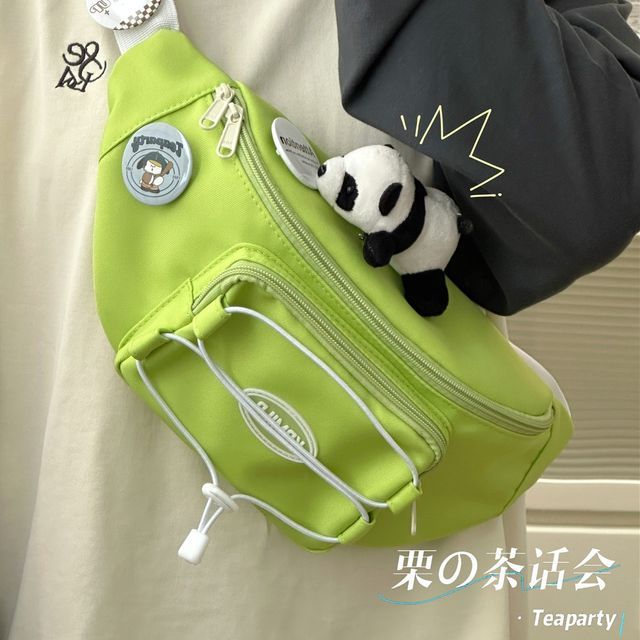 Lettering Logo Drawstring Sling Bag – Genistyle Shop