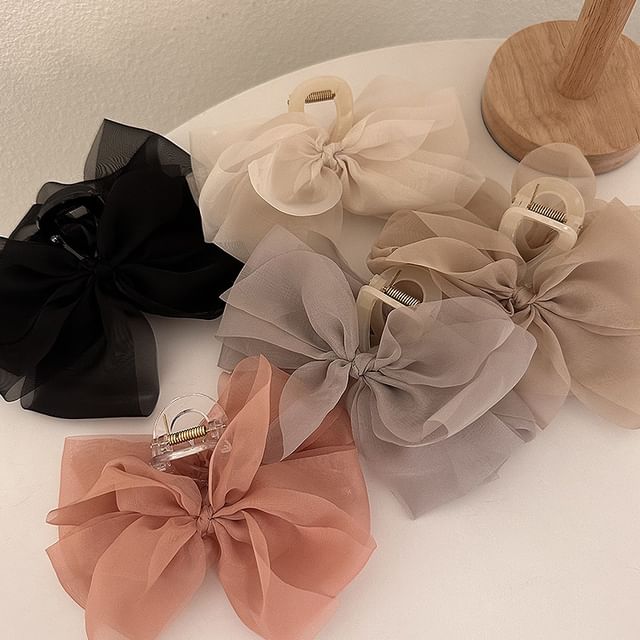 Bow Mesh Hair Clamp – Genistyle Shop